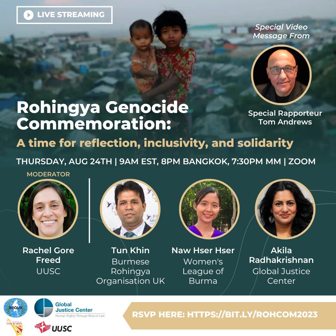 Human Rights Funders Network - Rohingya Genocide: Commemoration: A time ...
